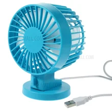 Worldwide Fast Shipping Portable Double Blade USB Fan - Blue TVCMall