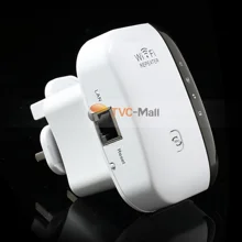 300M High Speed Wireless-N WiFi Repeater Network Router Range Expander ...