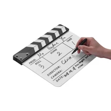 Wholesale Movie TV Cut Action Scene Clapper Board Dry Erase Acrylic ...