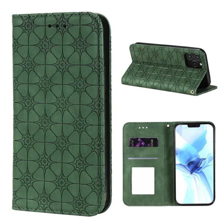 Wholesale Imprint Flower Texture Auto-absorbed Cover for iPhone 12 Pro ...