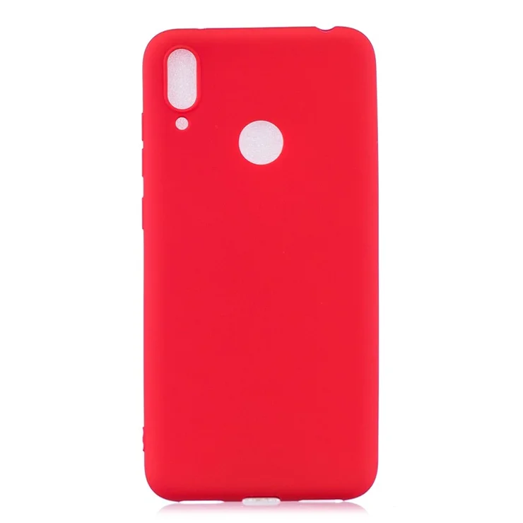 Wholesale Candy Color Soft TPU Phone Case for Huawei Y7 (2019) - Red ...