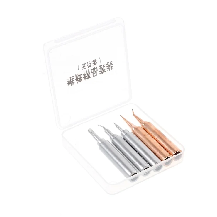 Wholesale 5Pcs/Set Fine Soldering Iron Tips Solder Kit Welding Station ...