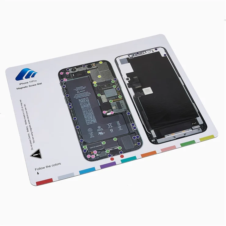 Magnetic Screw Mat Auxiliary Tool for iPhone 11 Pro 5.8 inch Magnetic ...
