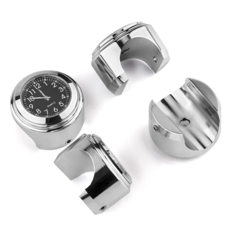 Chrome Motorcycle Clock