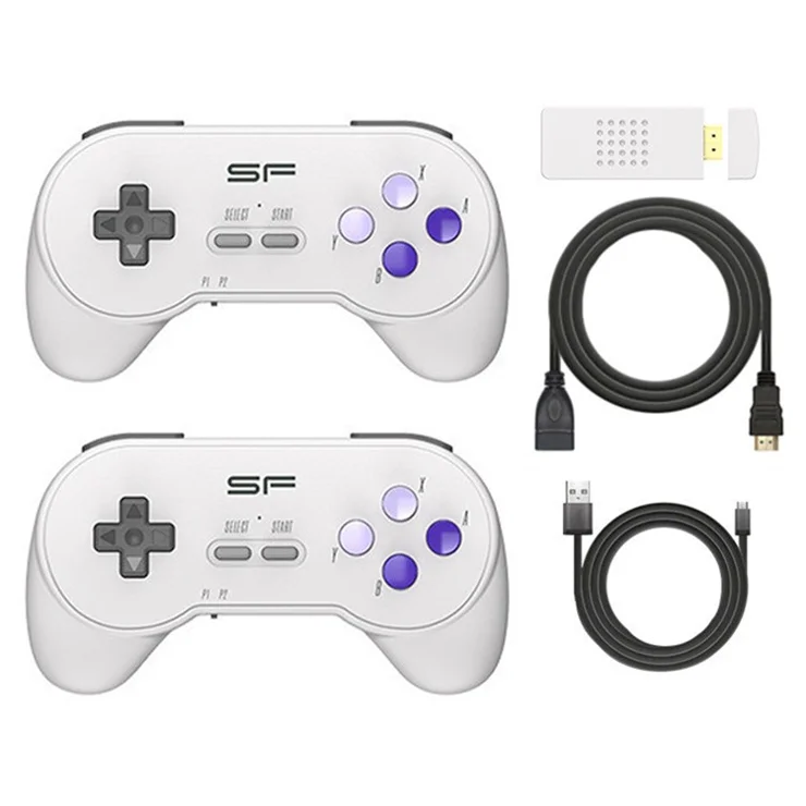 Wholesale DATA FROG Y2 SF TV HD Video Game Stick Built In 900 Games with 2 Wireless Game Controllers TVCMALL