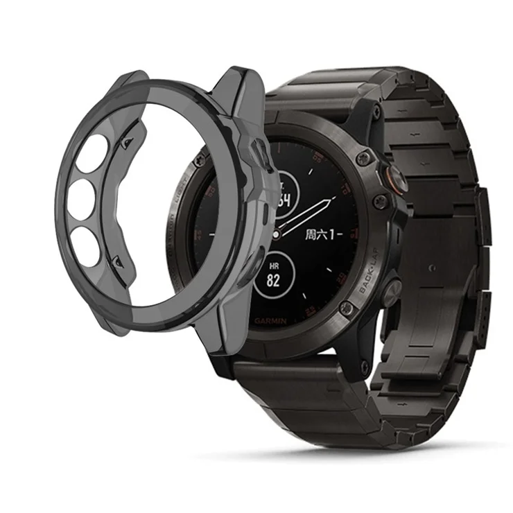 Wholesale Soft TPU Watch Protective Cover for Garmin Fenix 5X - Black ...