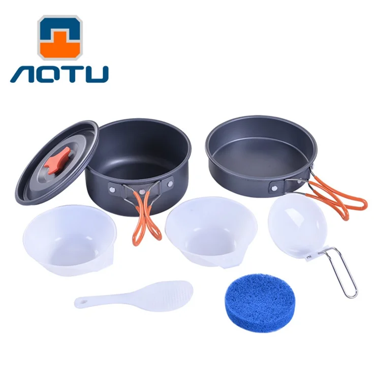 Wholesale AOTU WH200 7PCS/Pack Outdoor Camping Picnic Cooking Set with ...