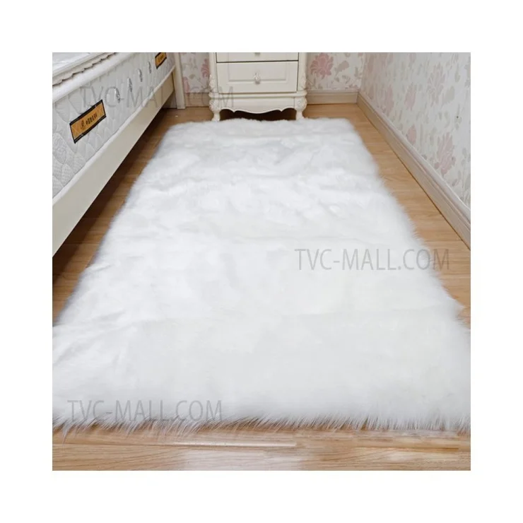 Wholesale Artificial Sheep Hairy Carpet Pad Wool Fur Rug Faux Fluffy ...