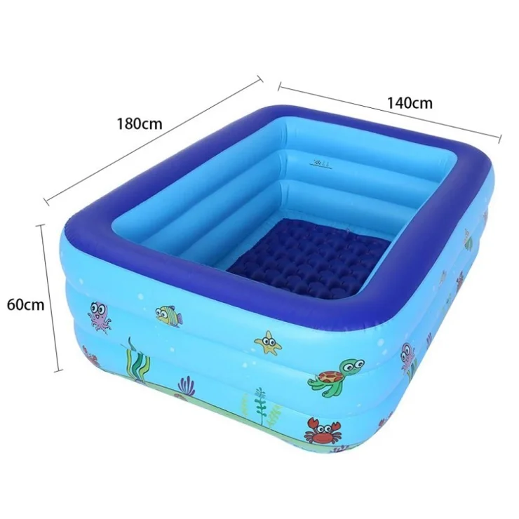 Wholesale Household Baby Inflatable Pool Inflatable Square Swimming ...
