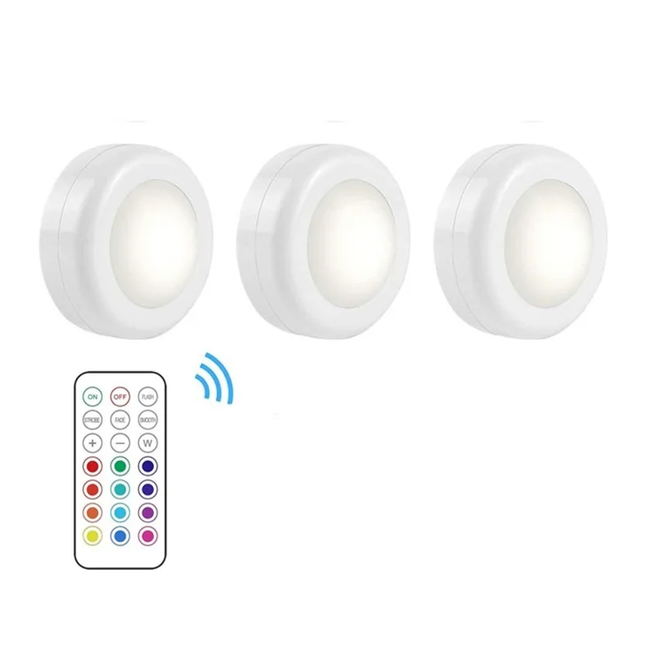 Wholesale 12 Colors LED Remote Control Cabinet Light RGB Kitchen ...