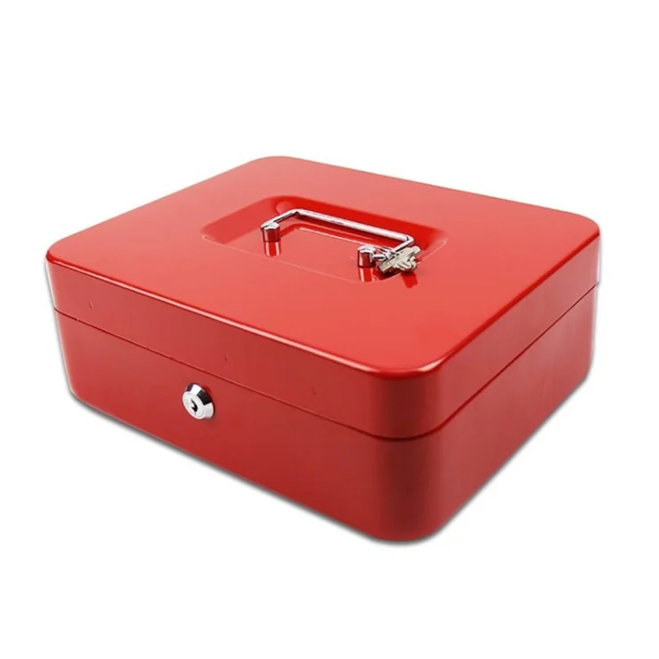 Wholesale Portable Lockbox Safe Small Cash Key Box with Lock Metal Coin ...