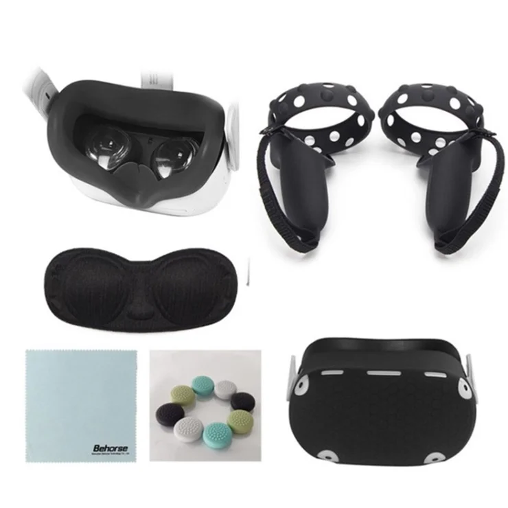 Wholesale 6 In 1 Sweatproof Silicone Face Pad Mask Vr Face Cushion