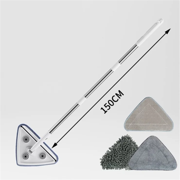 Wall Cleaner 2 in 1 Multifunctional 360°Rotating Telescoping Glass ...