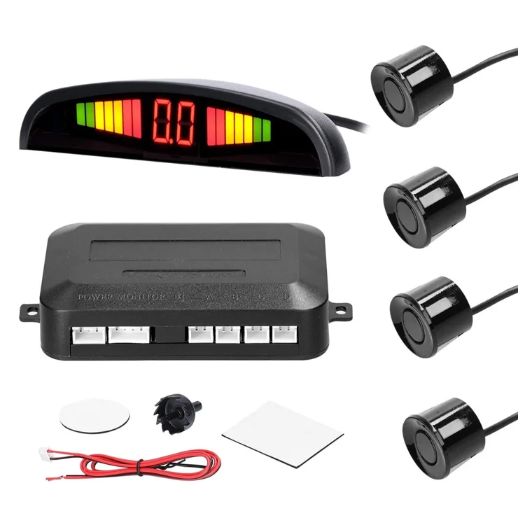 Car Alarm System Car Reverse Parking Radar System With 8 Parking ...