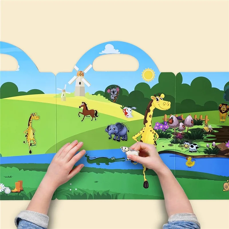 Wholesale Reusable Sticker Book for Kids Ages 3+ Preschool Learning ...