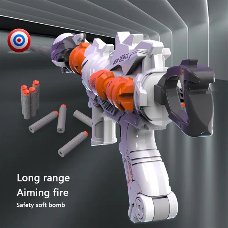 Wholesale 0207 Space Style Children Soft Bullet Gun Air Power EVA ...