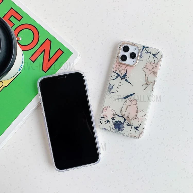 Natural Series Flower Elements Pattern Printing TPU Case for iPhone 12 ...