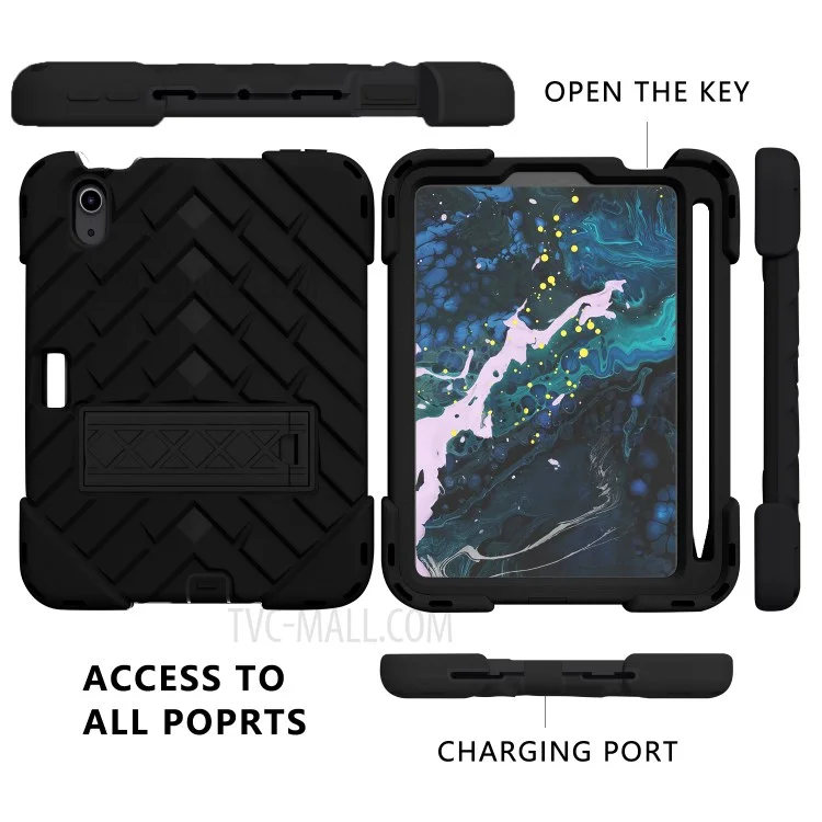 Rhombus Surface PC + TPU Hybrid Tablet Case Kickstand Protective Cover ...