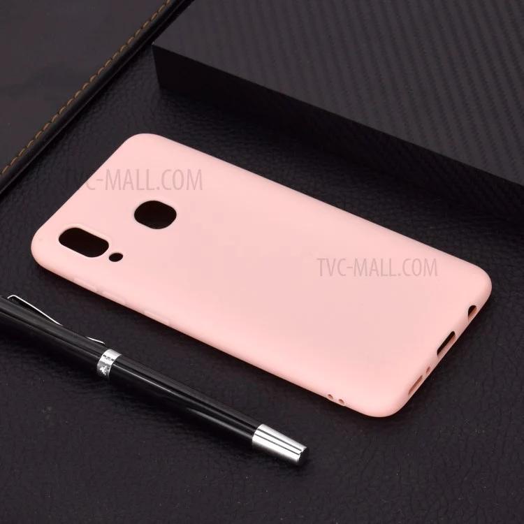 Soft Frosted TPU Mobile Phone Case for Samsung Galaxy A30/A20 - Pink ...