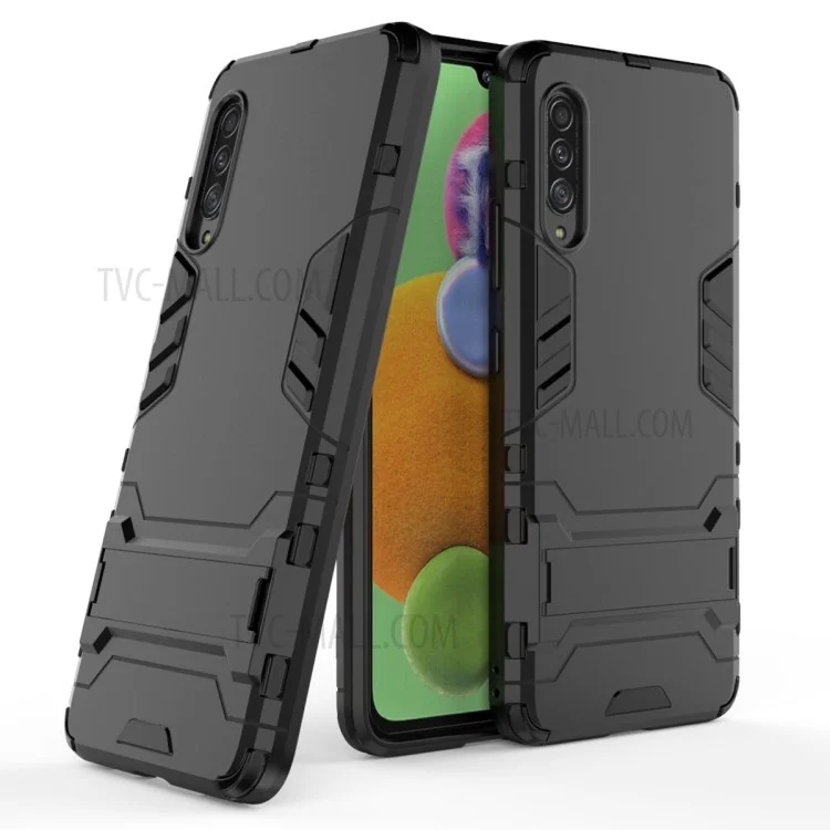 2-in-1 Plastic + TPU Phone Shell with Kickstand for Samsung Galaxy A90 ...