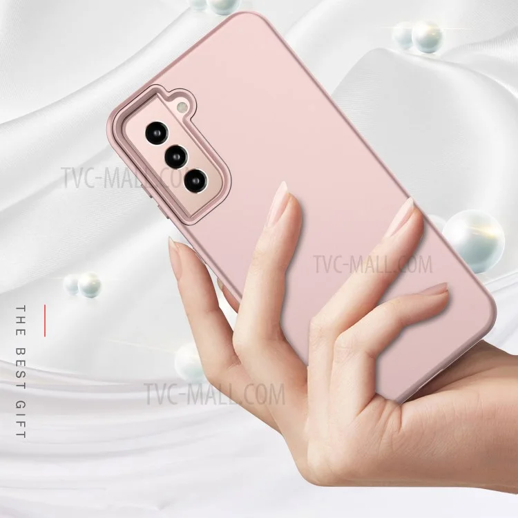 For Samsung Galaxy S21 4G/5G Rubberized Thicken TPU + PC Hybrid Case ...
