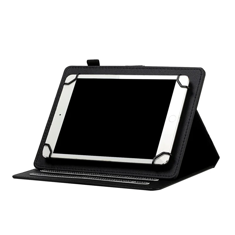 Universal 10 inch Leather Tablet Cover Casing Card Holder - Black ...
