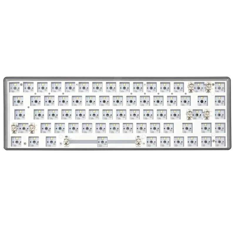 68-Key Hot Swappable Wireless+USB Wired+Bluetooth Mechanical Keyboard ...