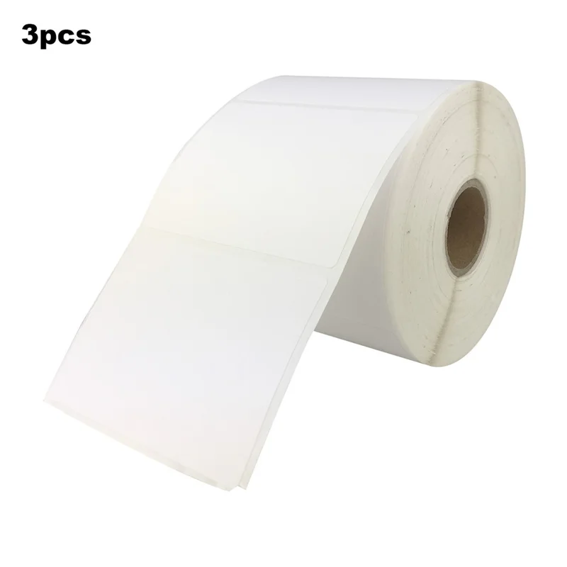 Wholesale Thermal Label Sticker Paper 50x50mm 3 Rolls Self Adhesive ...