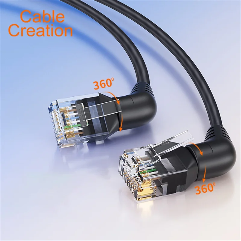 Wholesale CABLECREATION CL0370 3m Rotation Head Cat6A RJ45 Connection ...