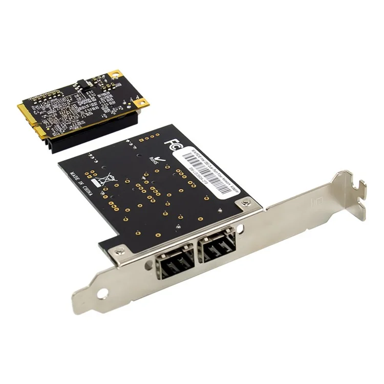 Achetez Mini PCI-E NHI350AM2 SFP Dual Port Industrial Fiber Optic ...