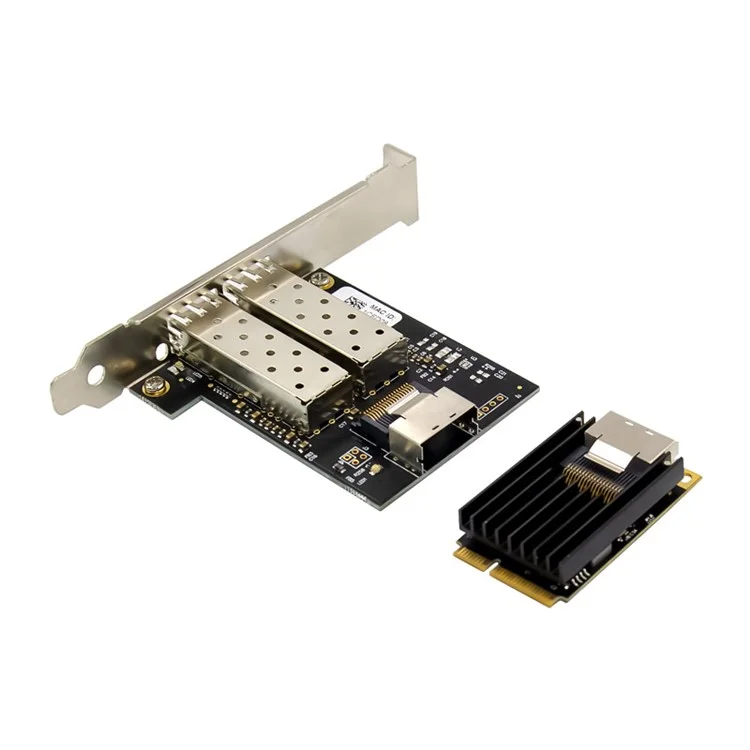 Achetez Mini PCI-E NHI350AM2 SFP Dual Port Industrial Fiber Optic ...