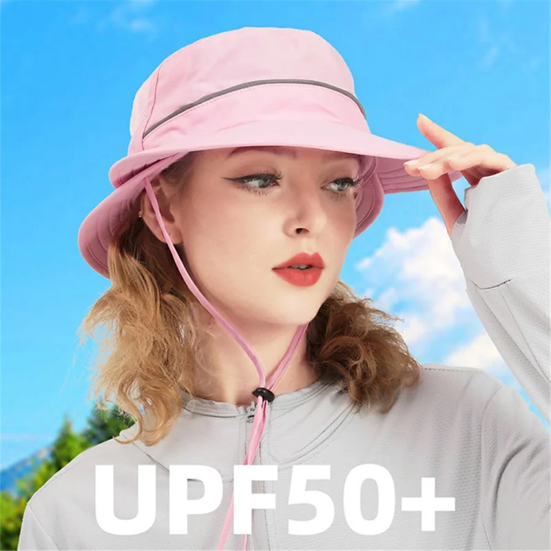 Wholesale Summer Sun Hat Wide Brim Breathable Mesh Outdoor UPF 50+ Sun ...