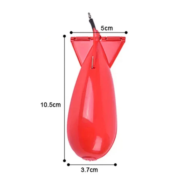 Wholesale SGBB28 Rocket Shape PP Fish Bait Thrower Carp Fishing Lure ...