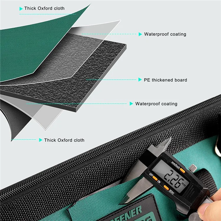 Wholesale Customize GREENER Multifunction 18-inch Tool Bag with Plastic ...