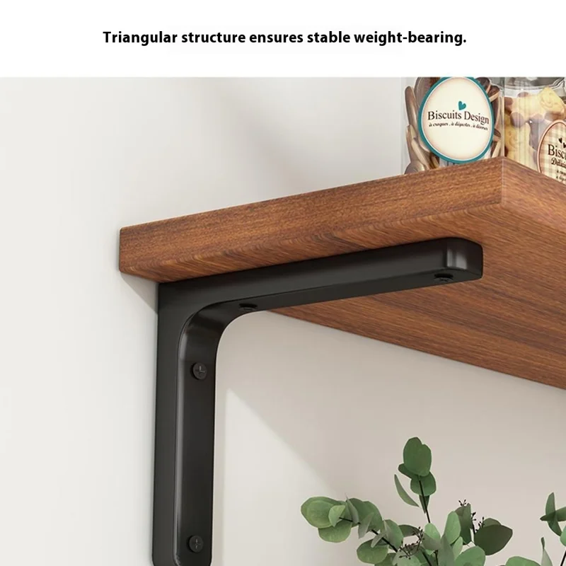 60x30cm Wall Mounted Shelf Wooden Board Storage Rack for Living Room ...