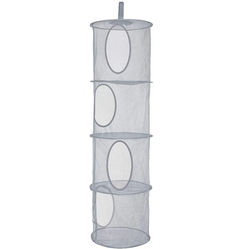 Wholesale Four Layer Folding Mesh Clothes Drying Rack Laundry Hanging ...