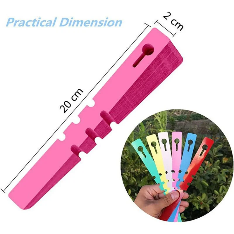 Wholesale 100Pcs Plastic Plant Tree Labels Tags Adjustable Garden ...