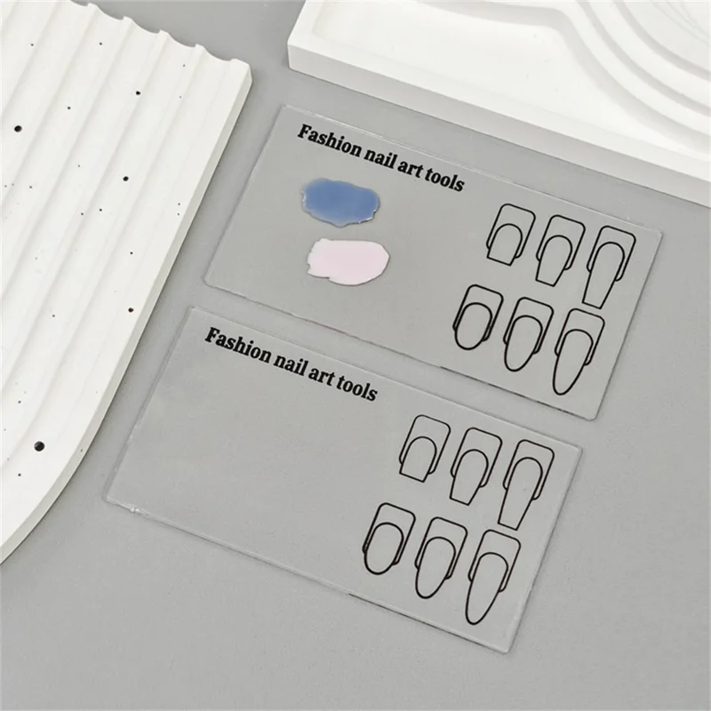 Wholesale Nail Art Training Practice Palette Reusable Transparent ...