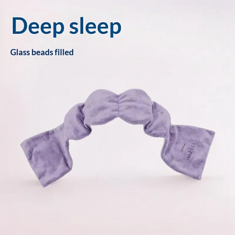 Wholesale Weighted Sleep Eye Mask Glass Bead Filled Gravity Blanket Eye ...