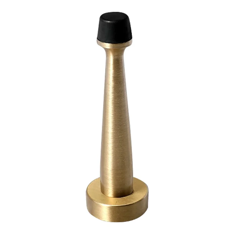 Wholesale YIJIA 10cm Door Stoppers Copper + Rubber Door Stops for Wall ...
