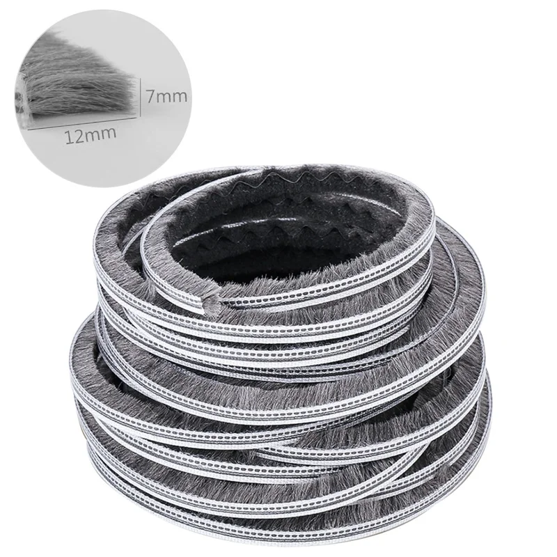 10m Door Window Gap Filler Sealing Brush Strip Soundproof Weather ...