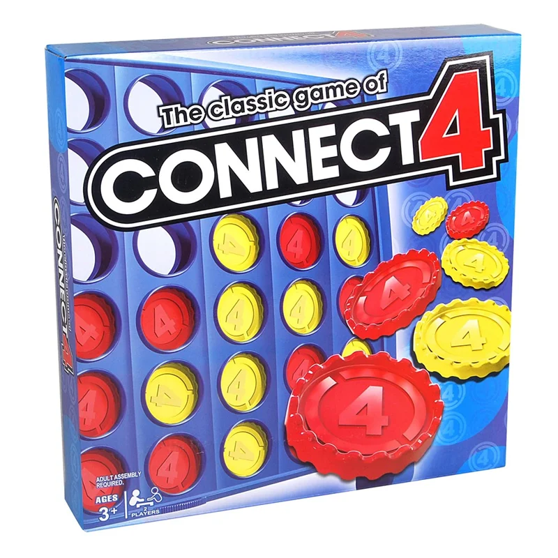 Gaming Connect 4 Classic Grid 4 in A Row Game Kids Strategy Board Game ...