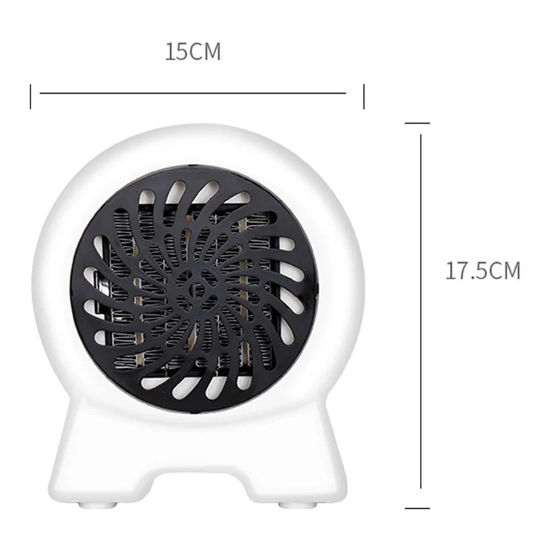 Small Space Heater 1000W Electric Room Heater Fan Personal Desk Heater ...