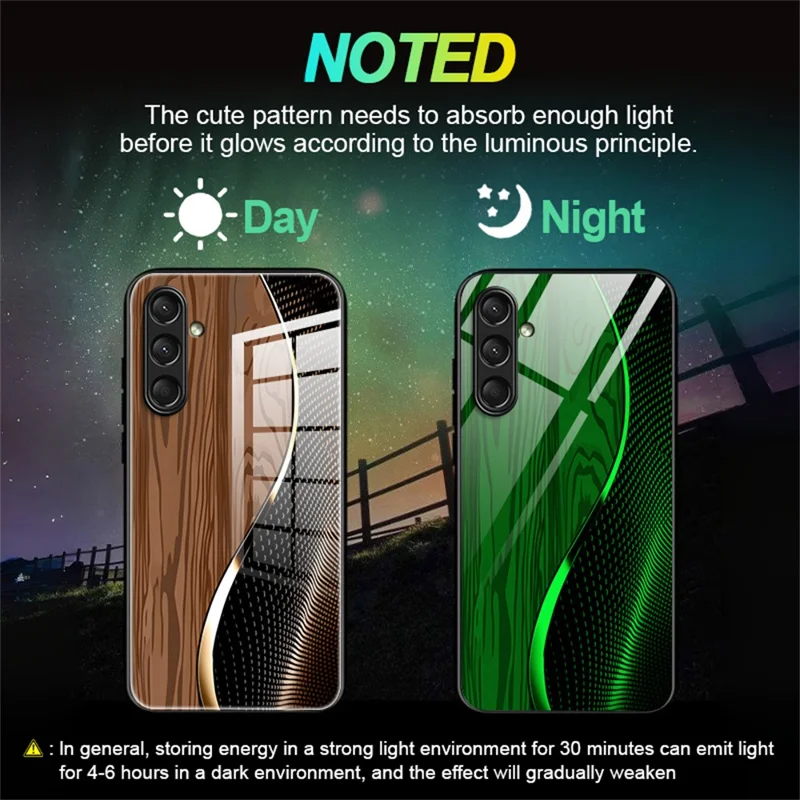 Wholesale For Samsung Galaxy A56 5G Luminous Case Pattern Print Night ...