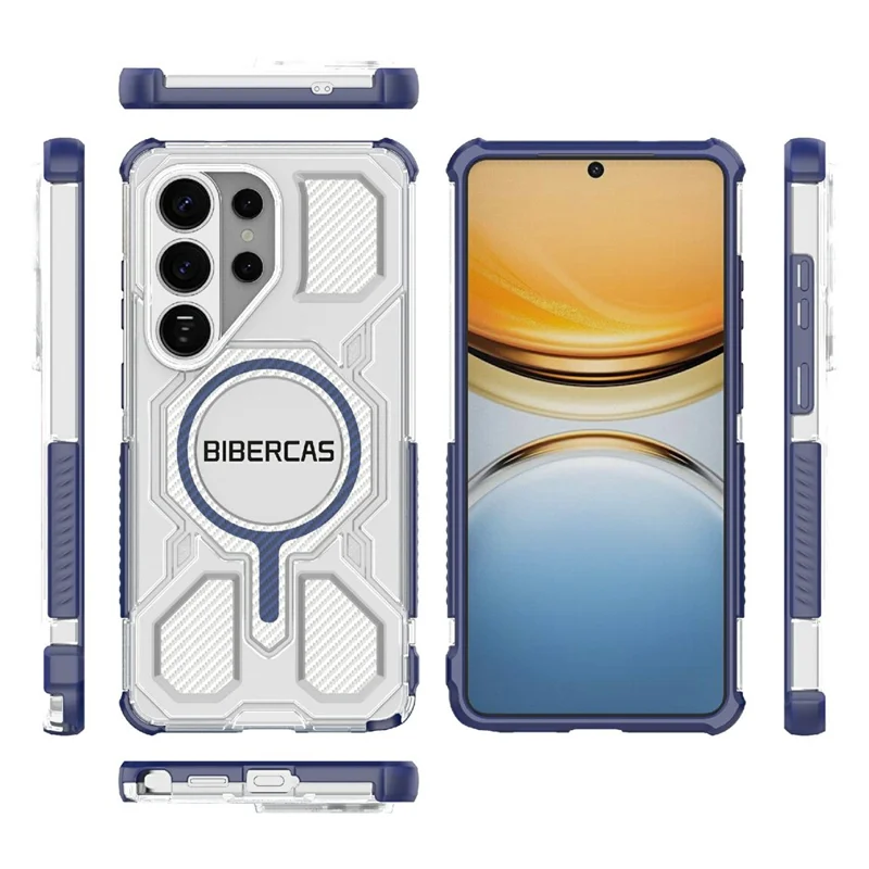 BIBERCAS J-16 Transparent Series For Samsung Galaxy S26 Ultra Magnetic ...
