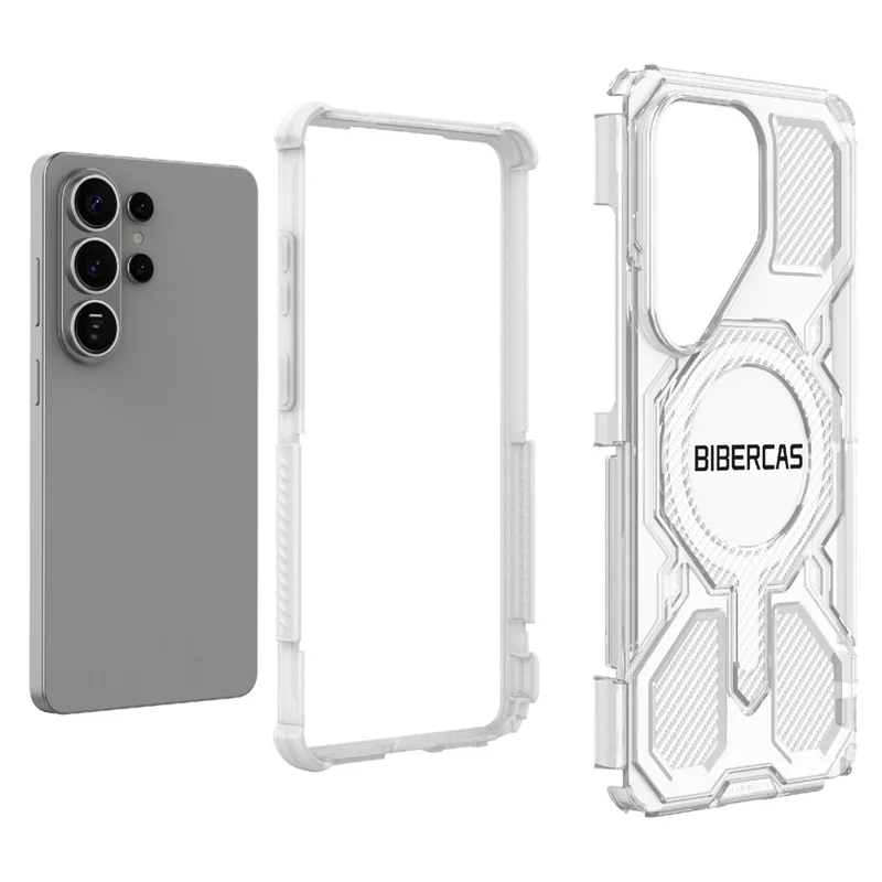 BIBERCAS J-16 Transparent Series For Samsung Galaxy S26 Ultra Magnetic ...