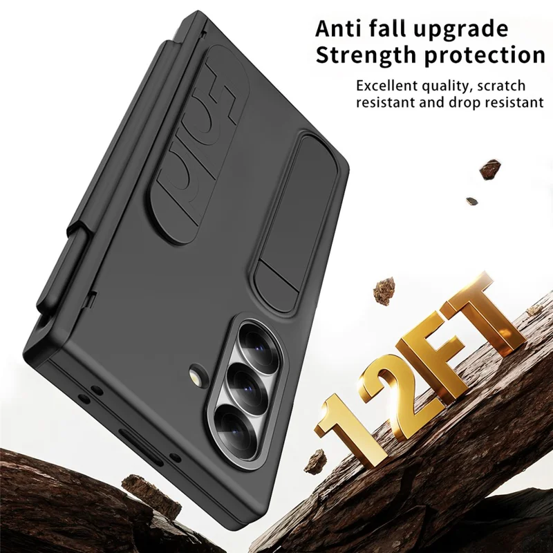 For Samsung Galaxy Z Fold8 Case Card Slot Kickstand Wristband Hard PC ...