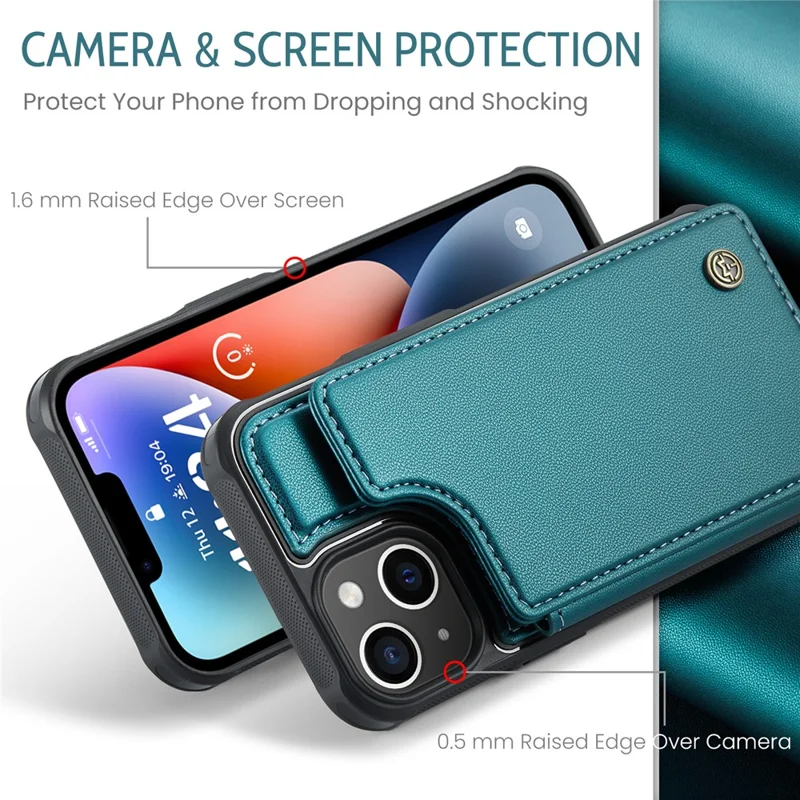Wholesale CASEME C22 Series For iPhone 14 Plus Case RFID Blocking PU ...