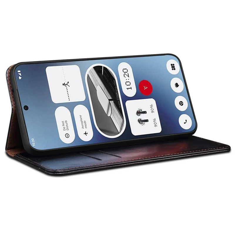 For Nothing Phone (2a) Case PU Leather Crazy Horse Texture Flip Wallet ...