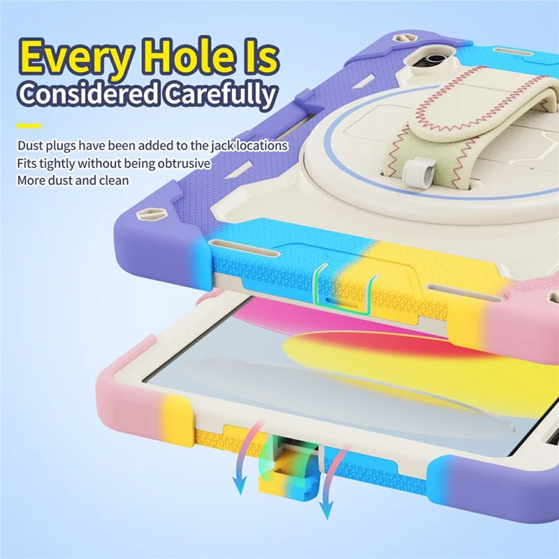 Wholesale For iPad (2025) / iPad 10.9 (2022) Case Kickstand Hand Strap ...